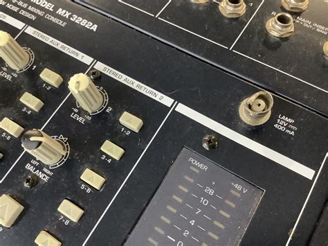 Lot Behringer Eurodesk Mx3282a Mixing Board Console
