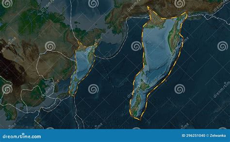 Okhotsk Plate Extracted Fahey Physical Stock Illustration Illustration Of Tectonic