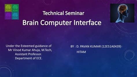 Brain Computer Interfaces Ppt Ppt Brain And Nervous System Disorders Diseases And Conditions