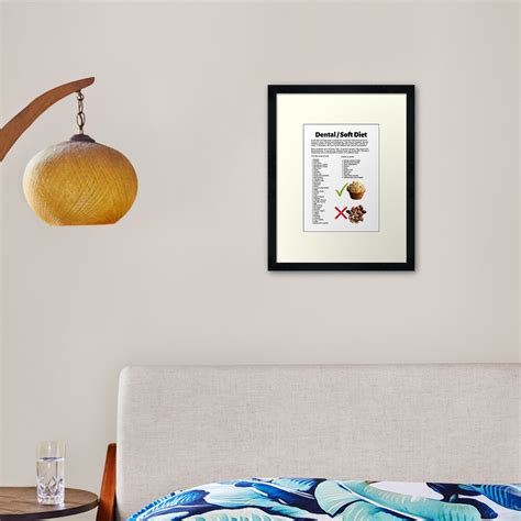 Dental Soft Diet Infographic Poster For Sale By Caregiverology