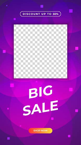 판매 프로모션 웹 사이트 배너 템플릿 소셜 미디어 배너 판매 및 할인 은 전단지를 제공합니다 소셜 네트워크 스토리 벡터