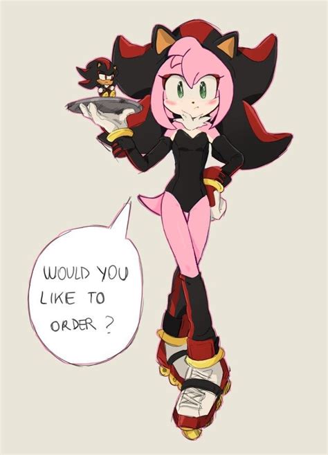 Amy Rose Shadow The Hedgehog Fanatt Cute Kawaii Amy Rose Shadow The