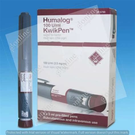 Humalog 100 Iuml Kwikpen Humalog Insulin Lispro Its Side Effects