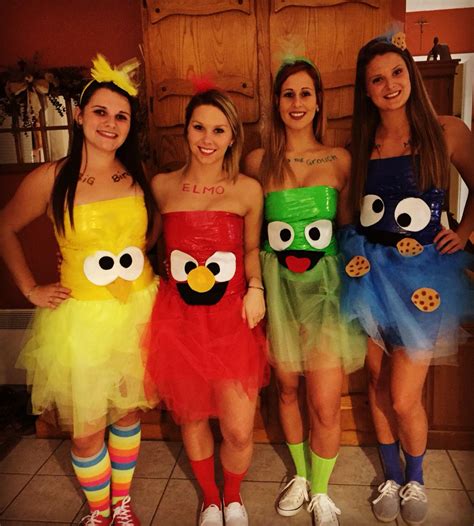 Sésame Street Costume Disfraces Para Halloween Amigas Halloween