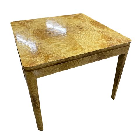 Burl Card Table Madre