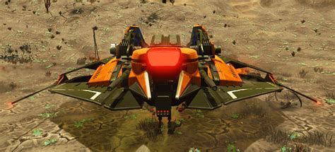 Orange Black Interceptor Narrow Pi Ant Plough Long Spine Stinger X Wing Rear With Bottom