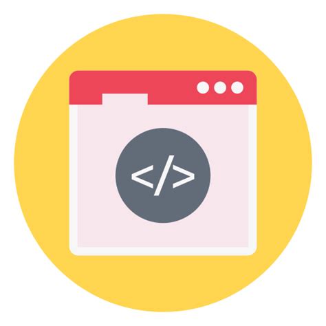 Coding Vector Stall Flat Icon