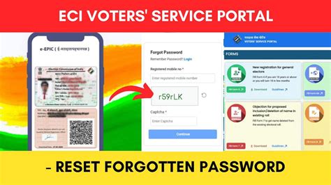 How To Reset Password On The Eci Voters Service Portal 2023