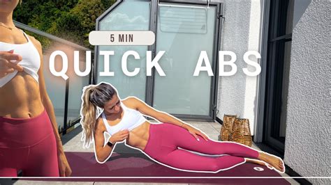 5 Min Sixpack Workout Quick And Intense Abs Routine Fitbystef Youtube