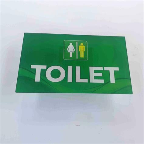 Jual Akrilik Toilet Papan Nama Ruang Papan Toilet Akrilik Toilet Signage Jakarta Barat