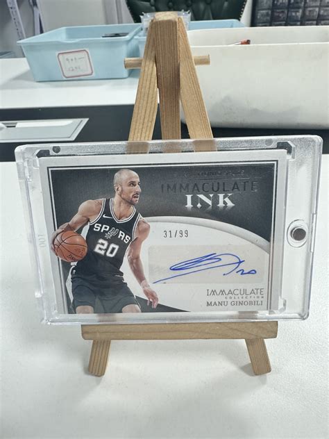 2021 22 Panini Immaculate Manu Ginobili Imm 马刺名宿 马努 吉诺比利 妖刀 Gdp 横版 Ink签