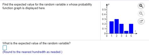 Solved Find The Expected Value For The Random Variable X