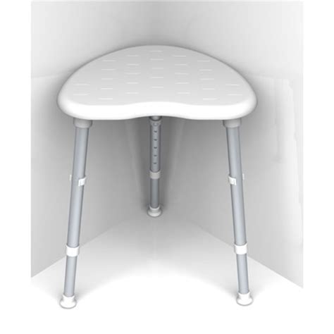 Redgum Space Saver Corner Shower Stool Rkmrs