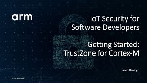 Iot Security For Software Developers Get Started With Trustzone For
