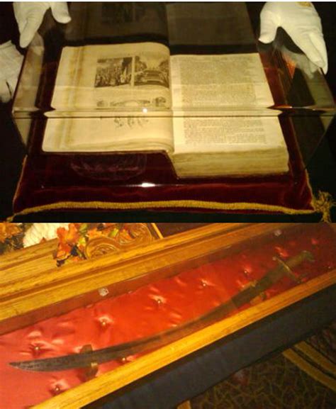 George Washington Bible And Lafayettes Sword Rfreemasonry
