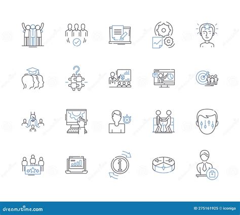 Business Linkages Outline Icons Collection Linkages Business Partnerships Connections Ties