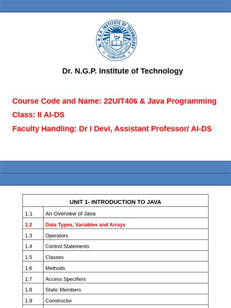 1 2 data types variables and arrays pdf
