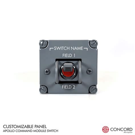 Customizable Apollo Switch Panel Concord Aerospace