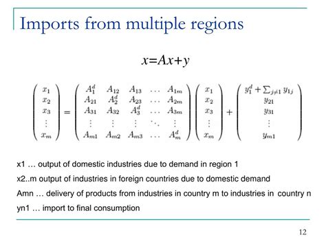 Ppt Analyzing Imports And Consumption Using Multiregional Input Output Lca Mrio Lca