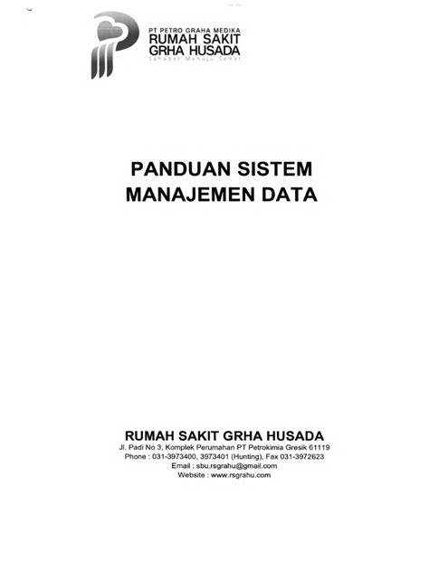 Panduan Sistem Manajemen Data Pdf