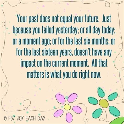 All That Matters Is What You Do Right Now Quote Via Facebook