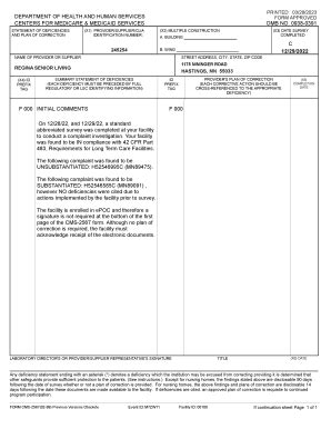 Fillable Online Printed 03 28 2023 Form Approved Omb No 0938 0391