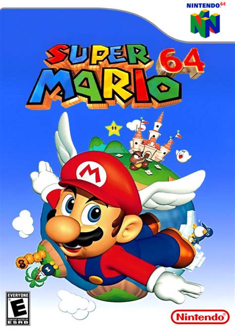 Super Mario 64 Wiiware Cover Art Usa By Jolu42 On Deviantart