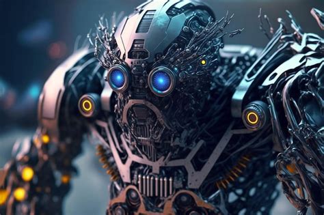 Premium Photo Abstract Furistic Ai Android Robot Humanoid Technology Concept Ilustration