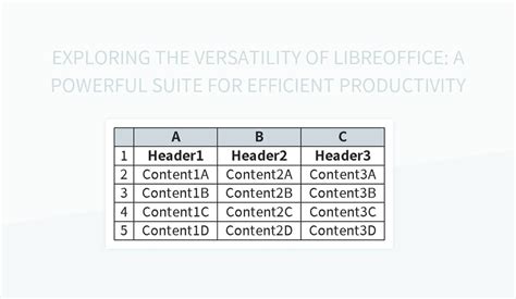 Exploring The Versatility Of Libreoffice A Powerful Suite For