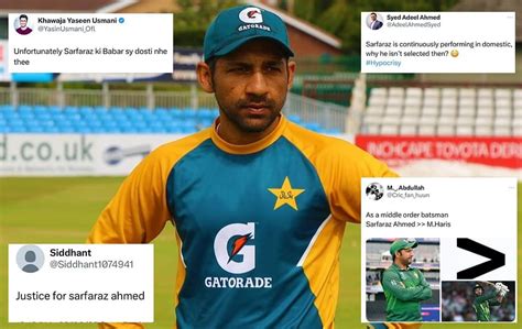 Deserves A Comeback Fans React To Sarfaraz Ahmeds Exclusion From