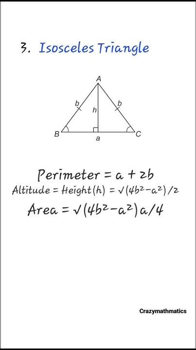 Triangle 🔺️ Shorts Maths Short Math Crazymathmatics Triangle
