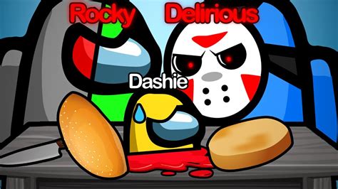 Serving Up Dashie Burgers W Delirious New Among Us Map Youtube