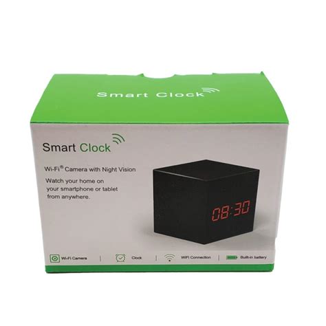 Hidden Camera Cube Clock Wifi Dvr 1080p Night Vision