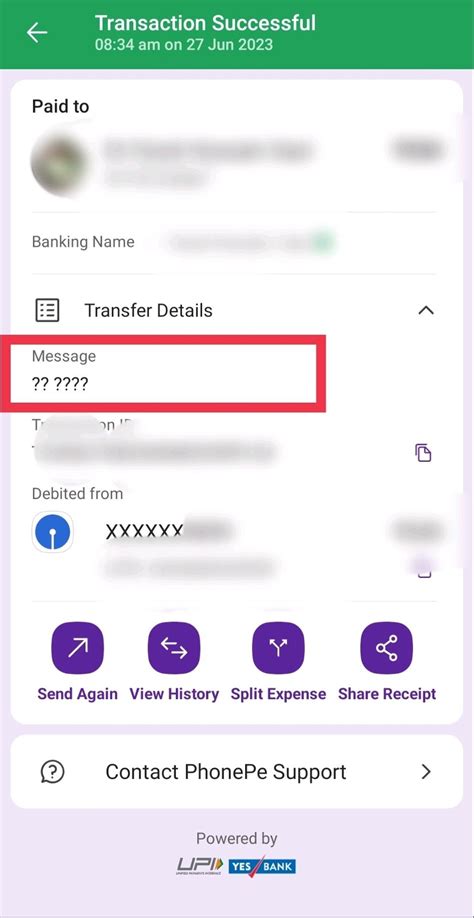 Mustafizur Rahaman On Linkedin Hi Team Cc Phonepe Summary While User Sending Money Through