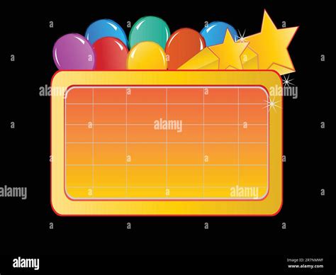 Blank Neon Sign With Text Space Stock Vector Image And Art Alamy