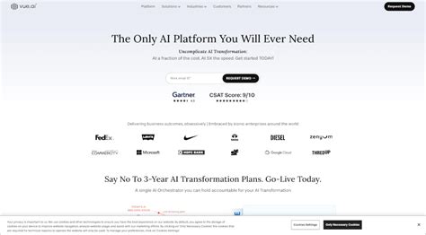 vue ai enterprise ai platform for fast business results seektool ai directory