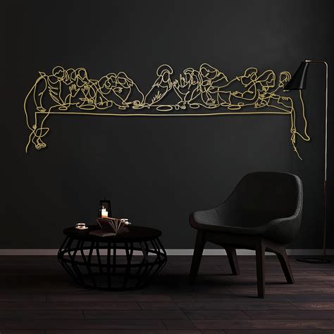 Last Supper Metal Wall Art Jesus Metal Art Last Nepal Ubuy
