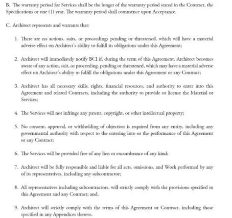 What Clauses In The Contract Deal With Warranties And Chegg