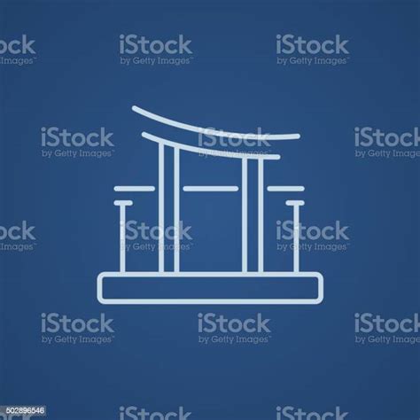 Torii Gate 꺾은선형 아이콘크기 0명에 대한 스톡 벡터 아트 및 기타 이미지 0명 2015년 건축 Istock