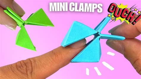 Origami Paper Pincers Paper Craft Moving Paper Toys How To Make