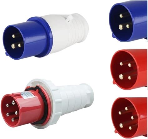 1pcs Waterproof Industrial Plug Ip44 3 Pole 4 Pole 5 Pin Dustproof