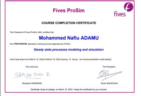 professionaldevelopment simulation modeling prosim continuouslearning mohammed nafiu adamu