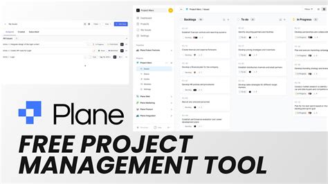plane free open source project management tool youtube