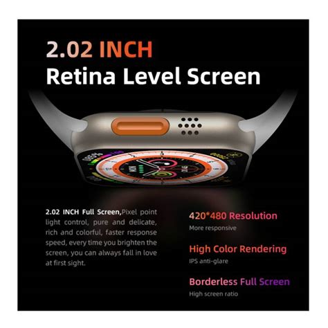 Generico Reloj Inteligente Smartwatch Bluetooth Hw8 2 Pulgadas