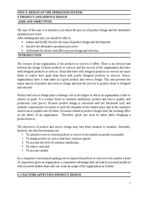 Unit 3 Design Of The Operation System Part One Pdf Automation Unit 3 Design Of The Operation System Part One Pdf Automation