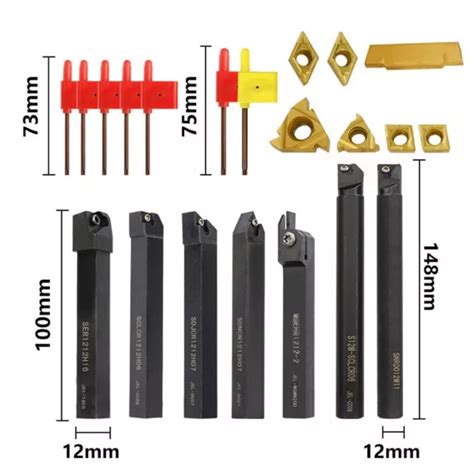 PORTE OUTIL DE TOURNAGE De Tour Indexable Haute Performance Inserts En