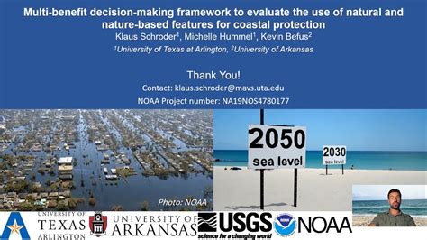 Multi Benefit Decision Making Framework To Evaluate Nature Based Features For Coastal Protection