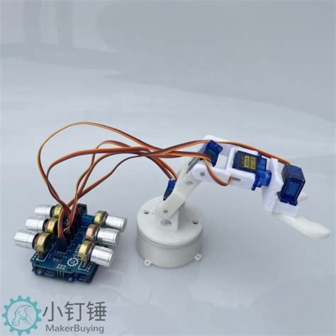 5dof five degree of freedom servo robotic arm for arduino potentiometer