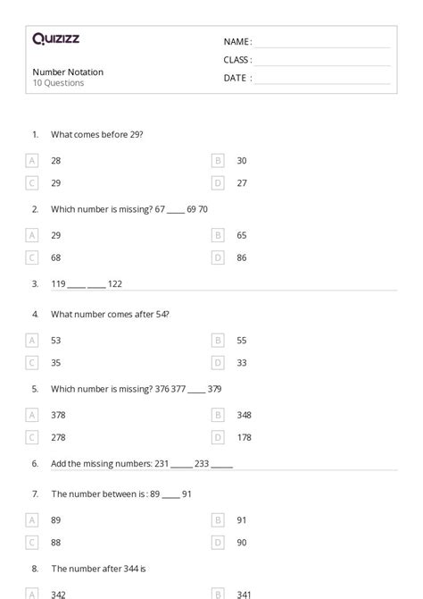 50 Scientific Notation Worksheets For 1st Year On Quizizz Free