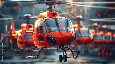 Impressive Formation Of Hyper Helicopters In Cinematic D Render With